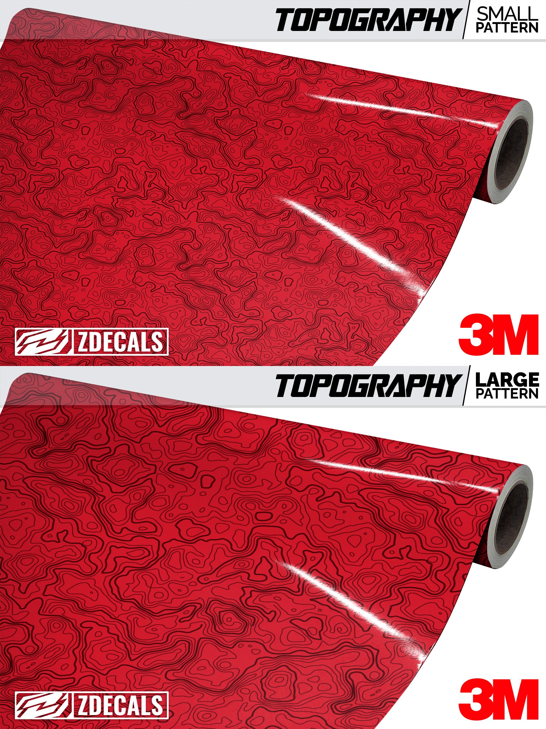 Vinyl by the Foot - Topography – ZDecals