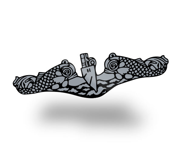 Submarine Warfare Insignia Vinyl Decal – ZDecals