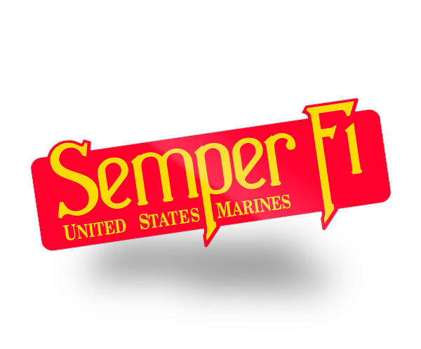 Marines Semper Fi Vinyl Decal – ZDecals